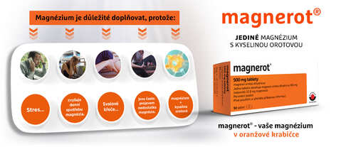 Magnerot - Magnesium (hořčík) v tabletách